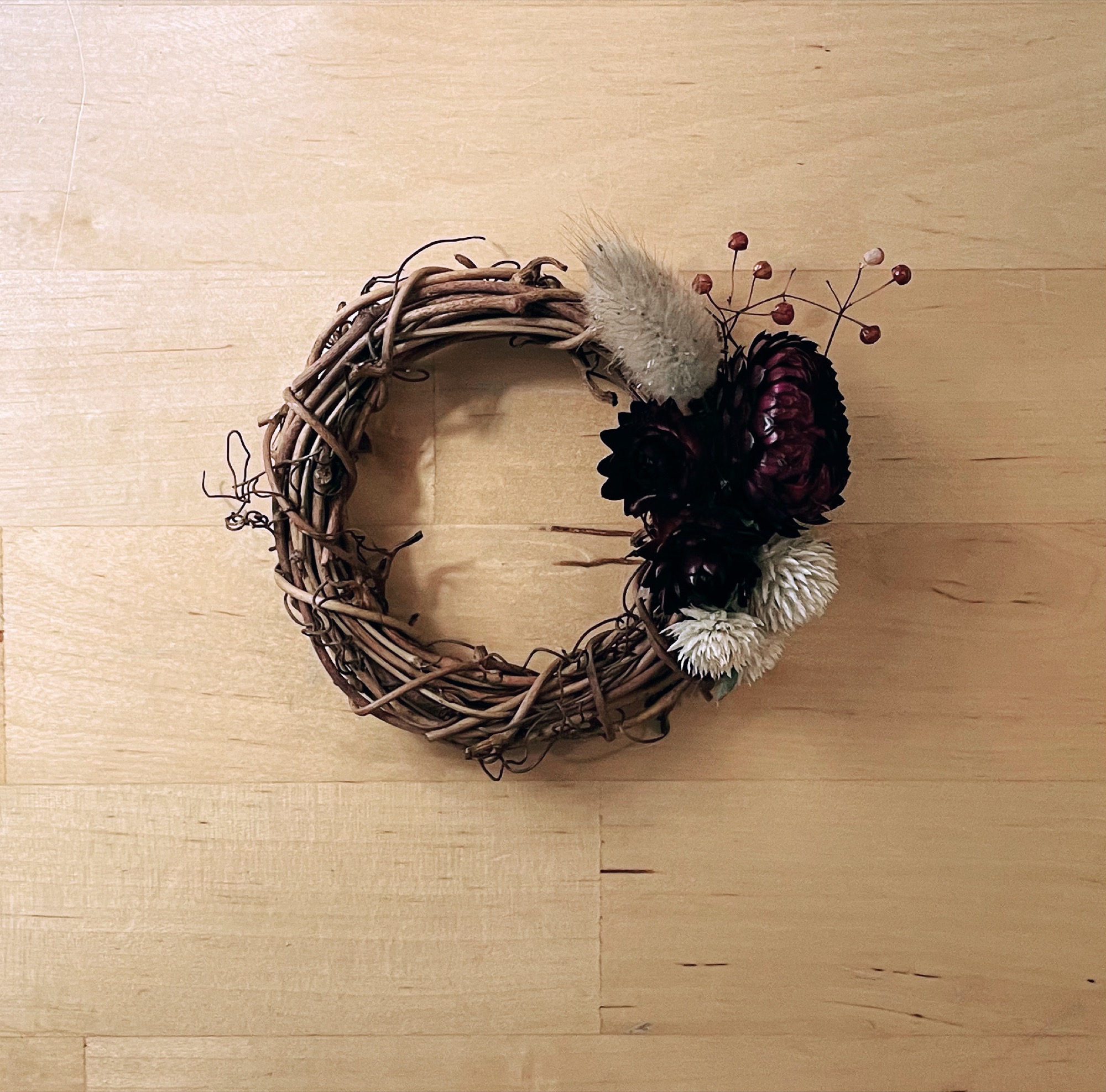 How to Make an Everlasting Mini Wreath - Grateful Heart Home & Garden